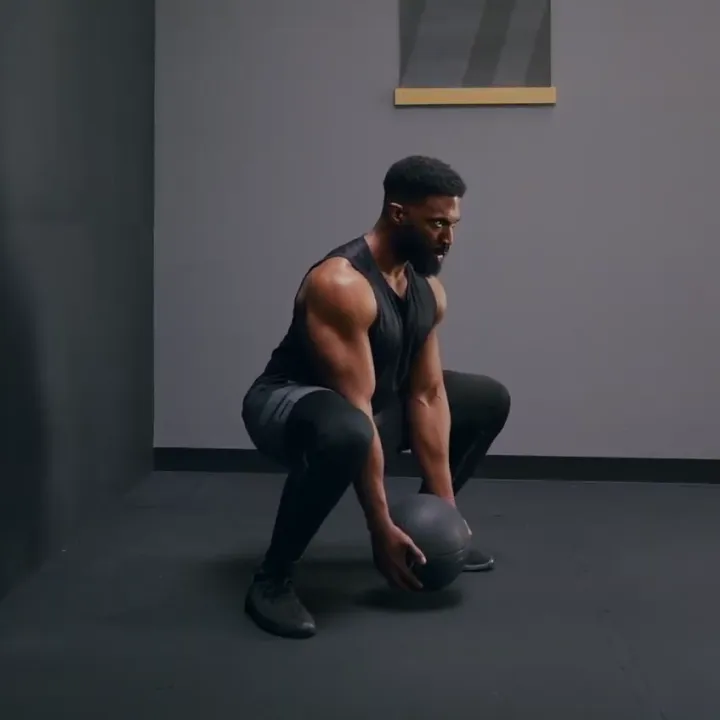 Seated Hip Adduction With Ball